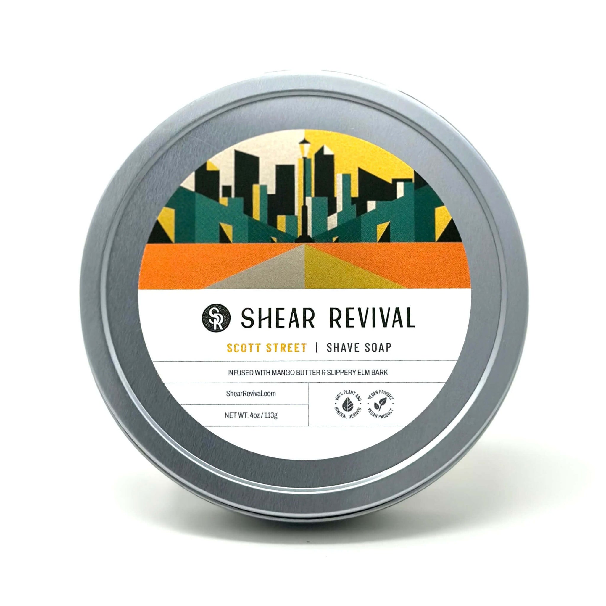 Shear Revival Orange & Oakmoss Shaving Soap | Slickboys