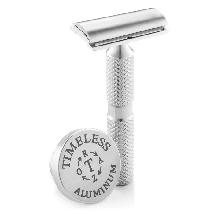 Timeless Aluminium Slant Razor Set | Slickboys