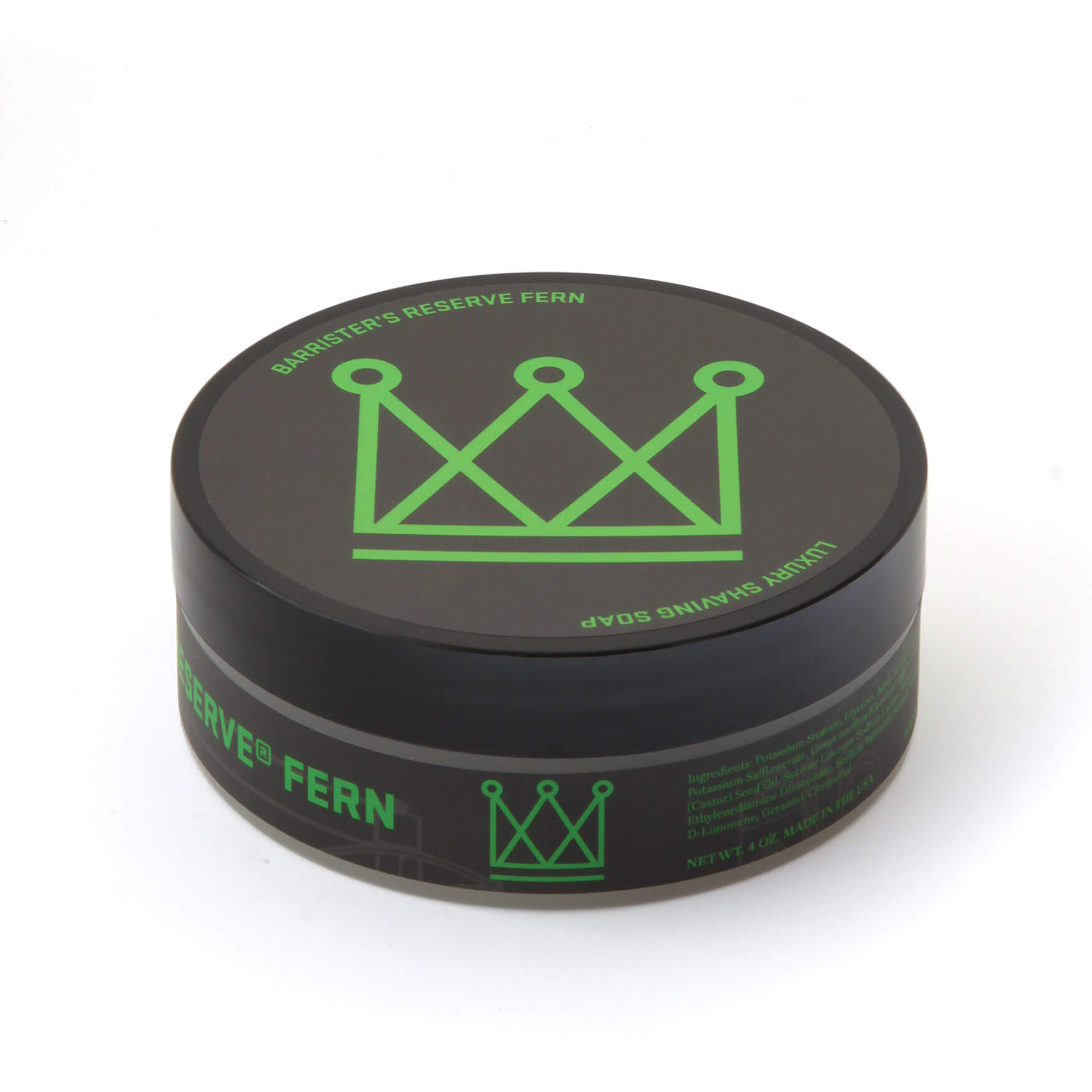 Barrister's Reserve Fern Shaving Soap | Barrister and Mann